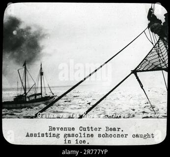 Revenue Cutter Bear, In ice at Point Barrow, Alaska. Photographs of ...