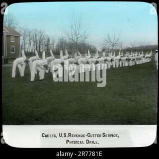 Cadets, U.S. Revenue-Cutter Service, Physical Drill. Photographs of ...