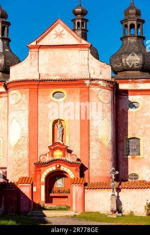 Church of the birth of the virgin Mary, Strasin, Czech Republic Stock ...