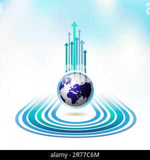 Develop plan blue concept icon Stock Vector Image & Art - Alamy