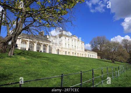 Early spring sunshine at Kenwood House on Hampstead Heath, in north ...