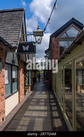 Oswestry, Shropshire - 12 May 2023: Entrance to Bellan House, part of ...