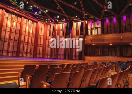 The Baker-Baum Concert Hall inside the Conrad, La Jolla, California ...
