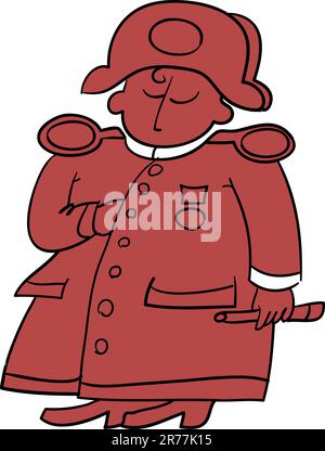 Napoleon Bonaparte in a color illustration Stock Vector Image & Art - Alamy