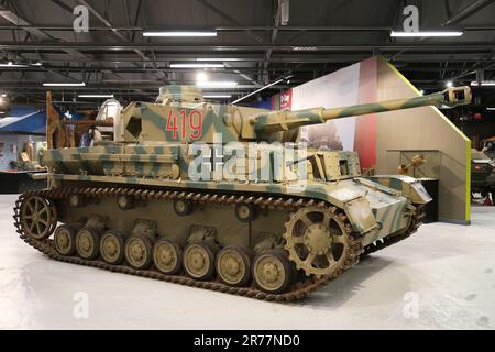 WW2 German Panzer IV Ausf D, The Tank Museum, Bovington Camp ...