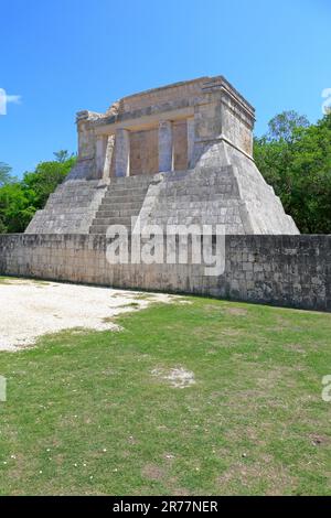 Temple of the Bearded Man at the northern end of the Great Ball Court ...