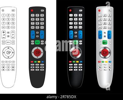 remote control vector illustration Stock Vector Image & Art - Alamy