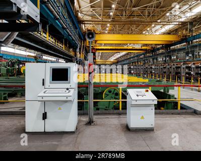 CNC control device in rolled metal factory Stock Photo - Alamy