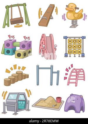 cartoon playground icon Stock Vector Image & Art - Alamy