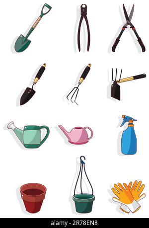 cartoon gardening icon Stock Vector Image & Art - Alamy