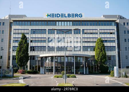 Wiesloch, Germany. 07th June, 2023. An employee stands at a fully ...