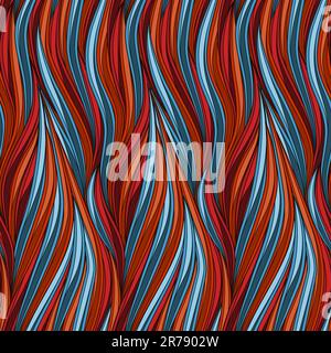 vector seamless bright waves, clipping masks Stock Vector Image & Art ...