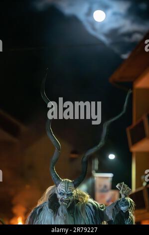 Krampus. Devils of the Christmas tradition Stock Photo - Alamy