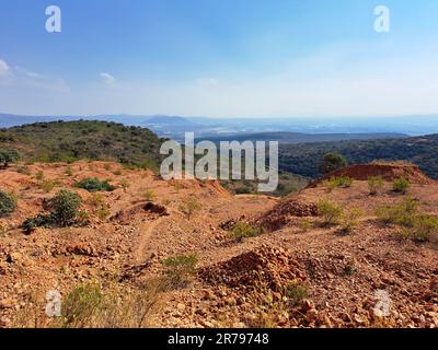 Open pit opal mining in Tequisquiapan Queretaro, Mexico is a natural ...