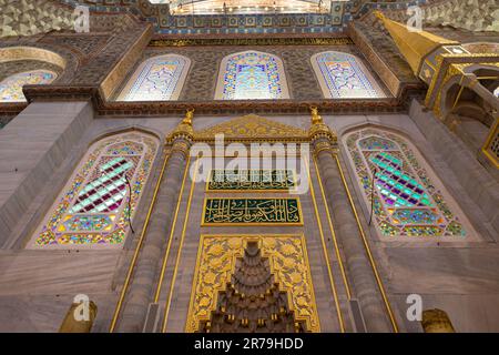 Mihrab of Sultanahmet Mosque aka Blue Mosque. Ottoman mosque ...
