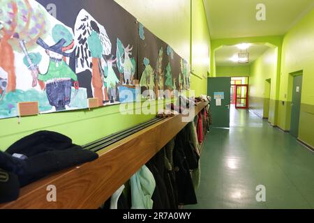 Duisburg, Germany. 12th June, 2023. Principal Klaus Hagge stands in the ...