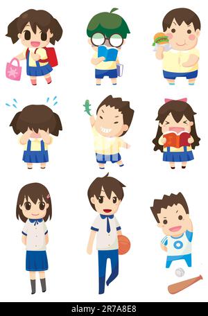 cartoon student icon Stock Vector Image & Art - Alamy