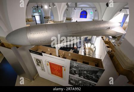 Dresden, Germany. 14th June, 2023. Missile heads operated by the ...