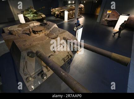 Dresden, Germany. 14th June, 2023. Missile heads operated by the ...