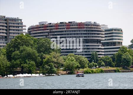 Watergate complex a group of six buildings, Washington DC, USA. Picture ...