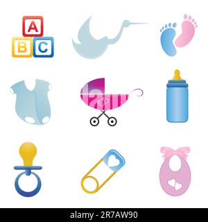 baby related icon image Stock Vector Image & Art - Alamy