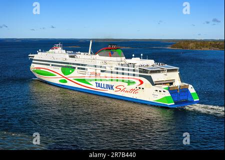 Megastar is an LNG-powered ferry operated by the Estonia ferry company ...