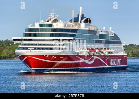 Viking Glory is an LNG-powered cruise ferry operated by Viking Line on ...