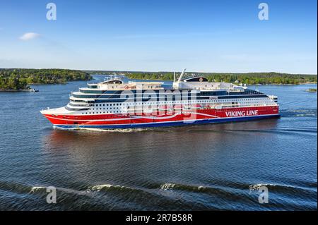 Viking Glory is an LNG-powered cruise ferry operated by Viking Line on ...