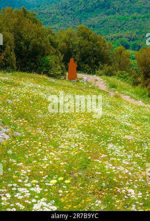 Patrica (Italy) - A view of Sentiero di Dante Alighieri path in ...