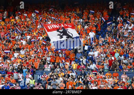 ROTTERDAM, NETHERLANDS - JUNE 3: Fans and Supporters of Algeria during ...