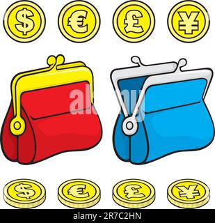 open wallet icon image vector illustration design Stock Vector Image ...