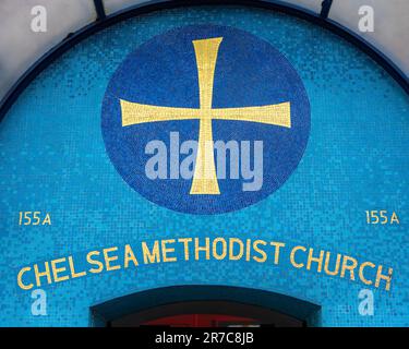 The exterior of Chelsea Methodist Church, located on Kings Road in ...