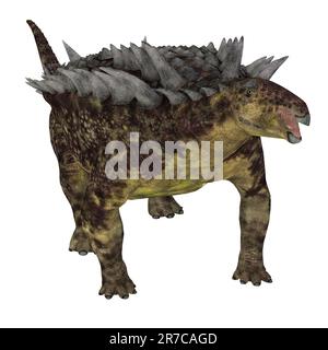 Hungarosaurus was an armored herbivore Ankylosaurus dinosaur that lived ...