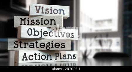 Objectives ,Strategies ,Tactics ,Mission ( MOST Stock Photo - Alamy