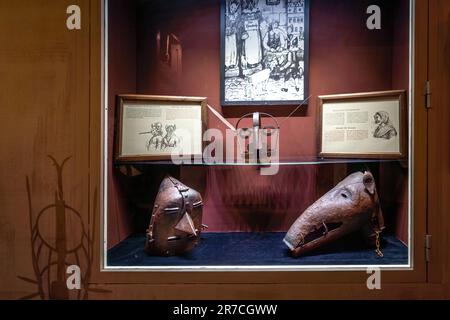Instruments of torture in the Palace of the Inquisition, Cartagena de ...