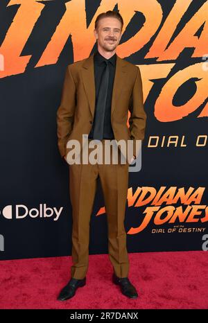 Boyd Holbrook arrives at the premiere of "Indiana Jones and the Dial of ...