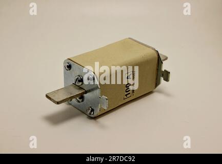 electrical fuse links, fuses on a white background Stock Photo - Alamy