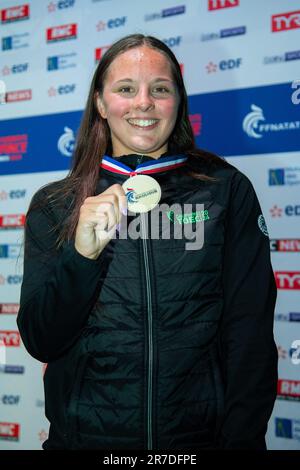 Winner Tabatha Avetand poses during the Swimming French National ...