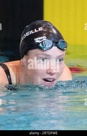 Justine Delmas competes during the Swimming French National ...