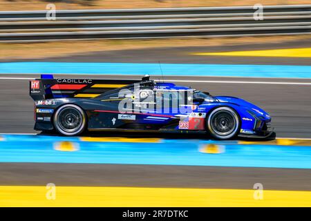 The Cadillac V-Series R race car No. 3, from the Cadillac Racing team ...