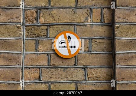 Health theme - sign prohibiting smoking in public places Stock Photo ...