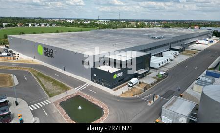 Barleben, Germany. 15th June, 2023. HelloFresh company founder Thomas ...