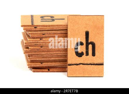 Stack of letters from a very old letterbox used to teach children - The ...