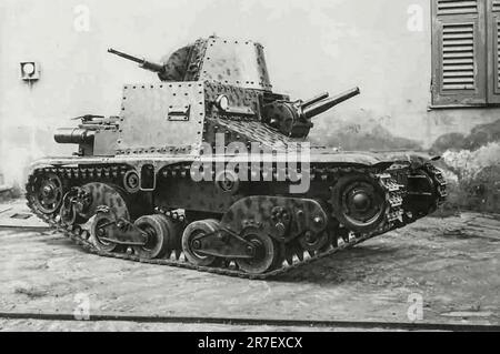 Italian Army, L3-35 light tank of World War II Stock Photo - Alamy