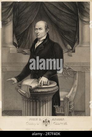 John Quincy Adams 1826 Stock Photo - Alamy