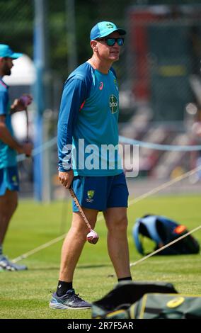 Andrew McDonald, head coach of Australia is seen during an Australia ...