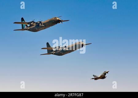 Hercules Final Flypast RAF Lossiemouth Stock Photo - Alamy