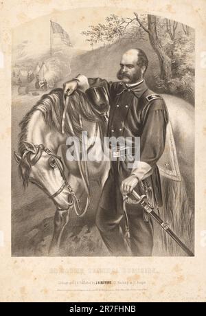 Ambrose Everett Burnside c. 1861 Stock Photo - Alamy
