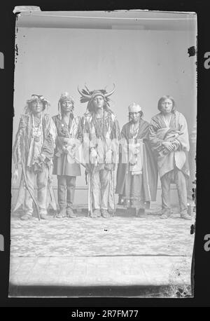 Indian Group c. 1860-1870 Stock Photo - Alamy