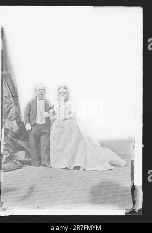 Charles and Lavinia Stratton c. 1860-70 Stock Photo - Alamy